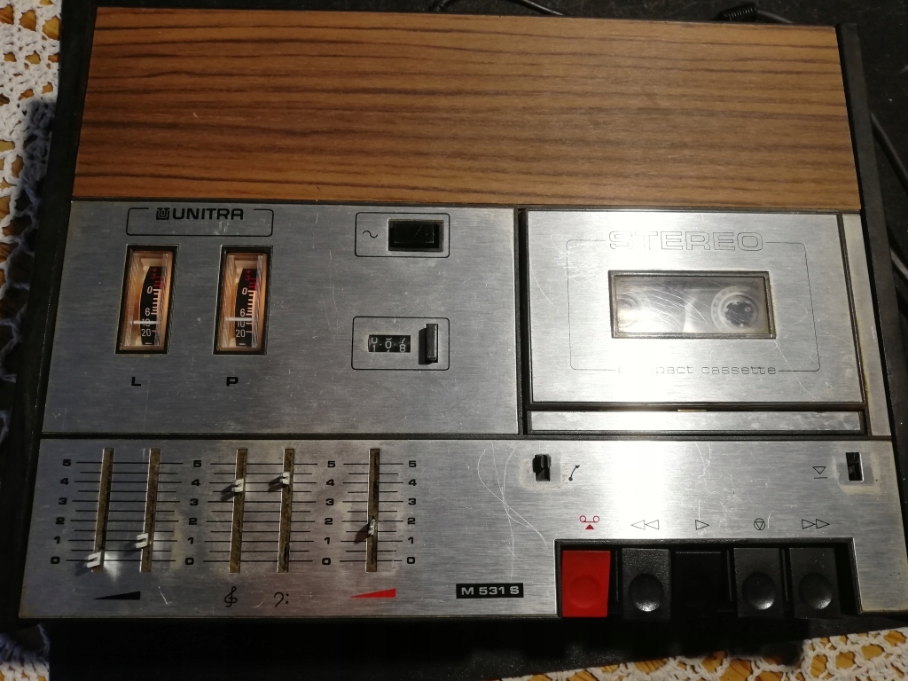 Magnetofon kasetowy M531S Unitra - 11387137181 - oficjalne archiwum Allegro