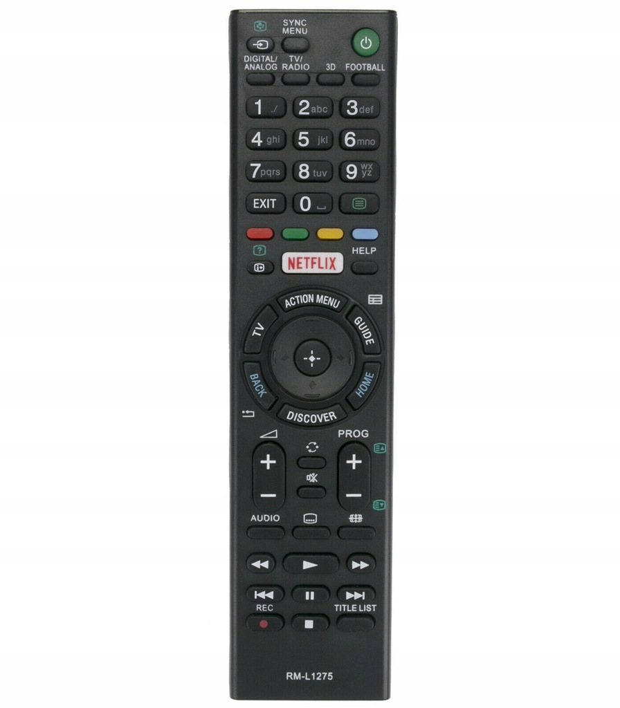 Pilot do TV Sony uniwersalny Netflix 3D RM-L1275 - 14991798900 - oficjalne archiwum Allegro