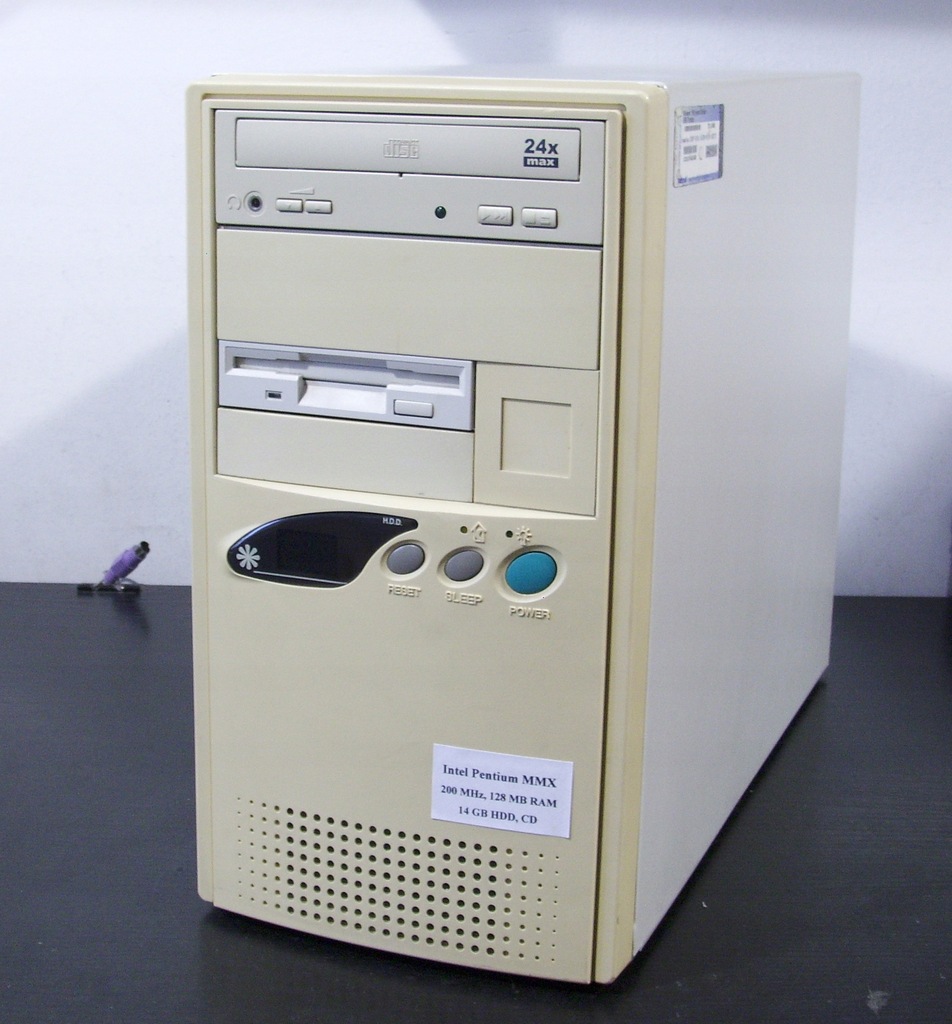 Pentium 200 MMX 128MB 14GB PS/2 USB Win98 RETRO - 12601488252 ...