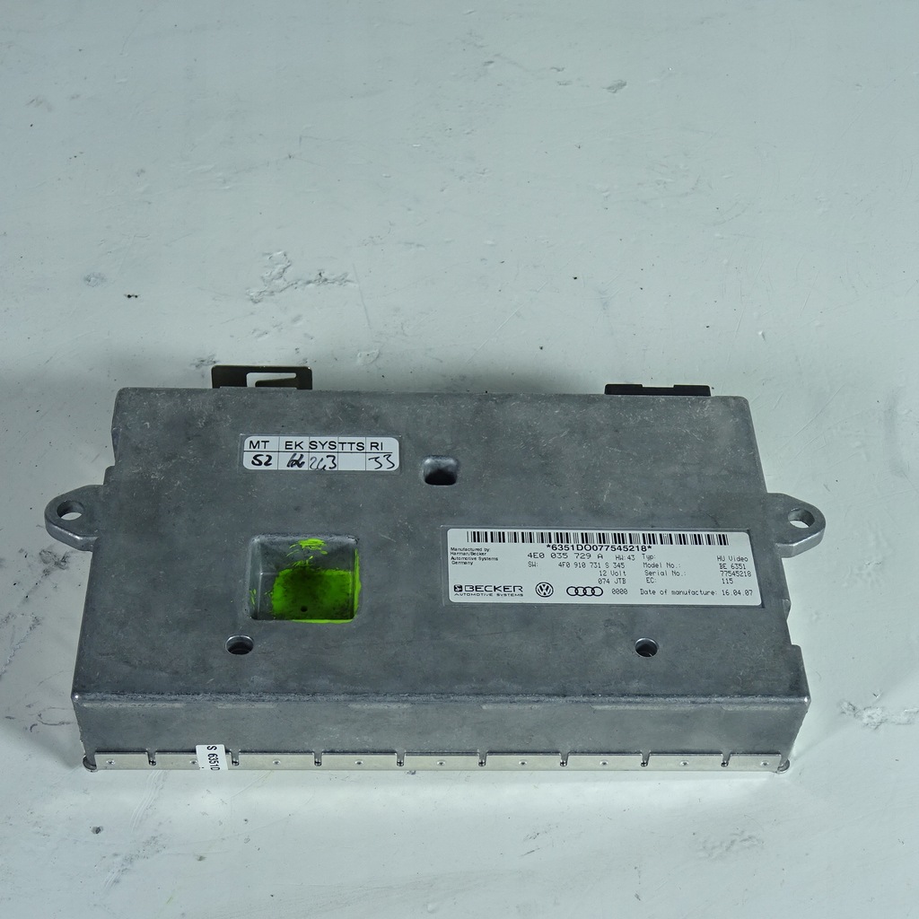 AUDI A6 C6 MODUŁ MMI 4E0035729A - 12697149695 - oficjalne archiwum Allegro