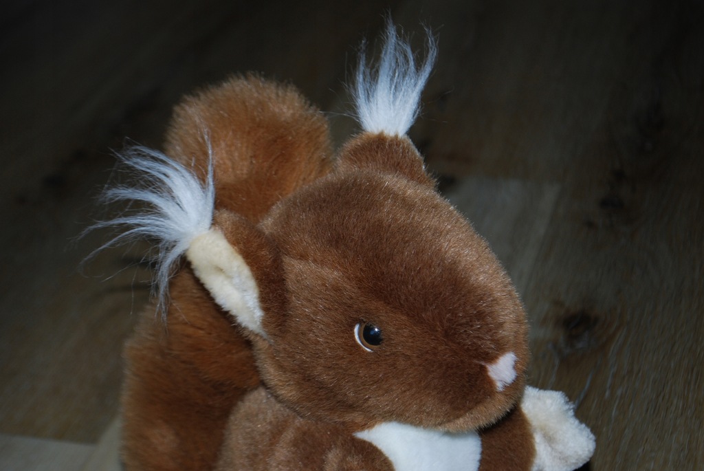 pluszak maskotka pacynka wiewiórka Ruda kitka - 12245035286 - oficjalne ...