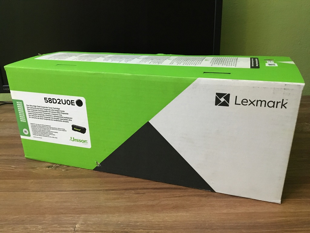 Oryginalny toner Lexmark 58D2U0E - 55k stron! - 8608026815 - oficjalne ...