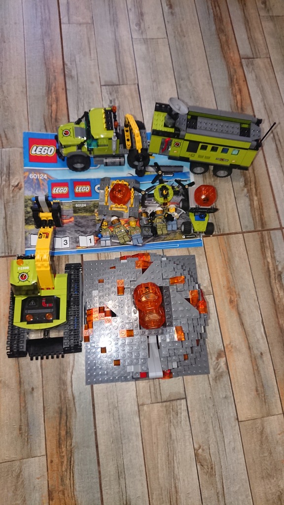 Lego 60124 City Volcano Exploration Base - 10610416908 - oficjalne ...
