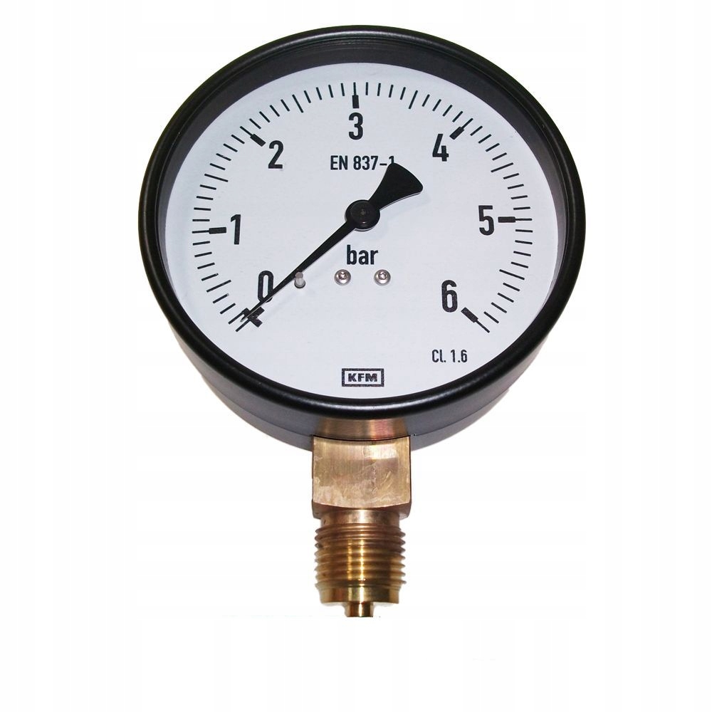 Manometr 100mm 0-6BAR G1/2'' M100R WIKA 111.20.100 - 12246253842 - oficjalne archiwum Allegro