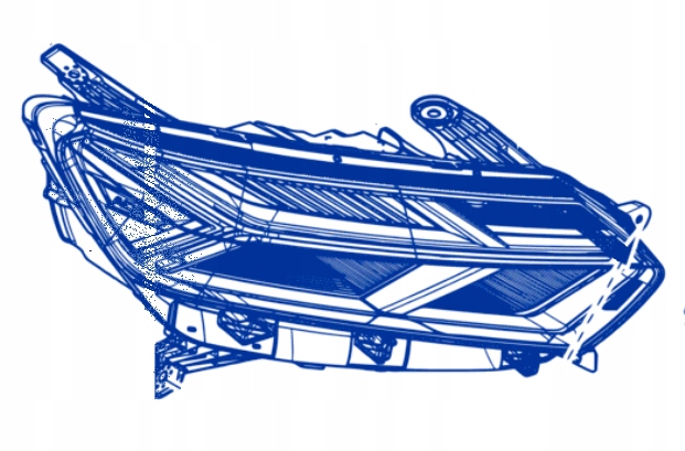 NOWY REFLEKTOR Dacia SANDERO III PRAWY 260106343R - 12720433362 ...