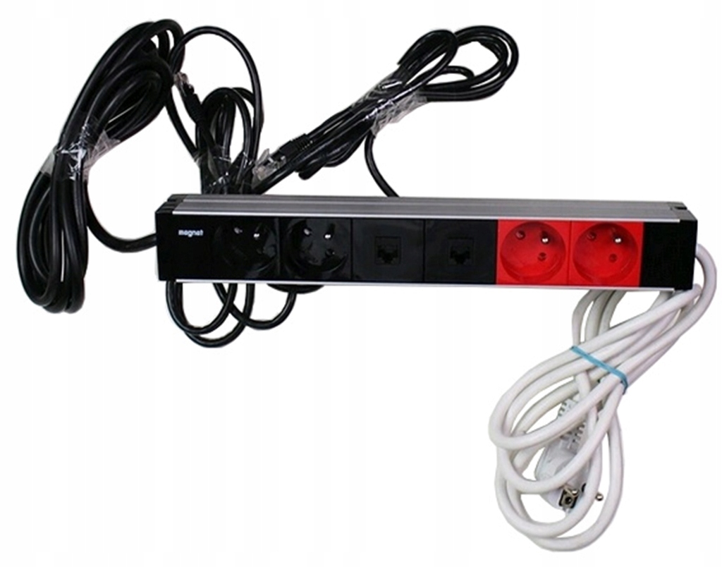 Listwa zasilająca MAXBERT Magnat media porty 2+2 - 9815193623 ...