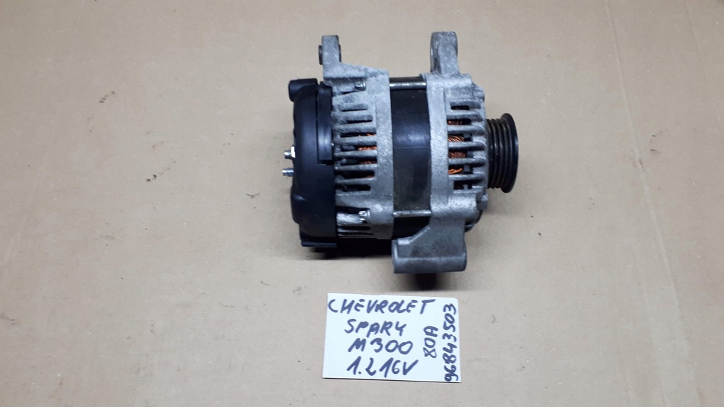 CHEVROLET SPARK M300 1.2 16V ALTERNATOR 80A - 8847609972 - oficjalne ...
