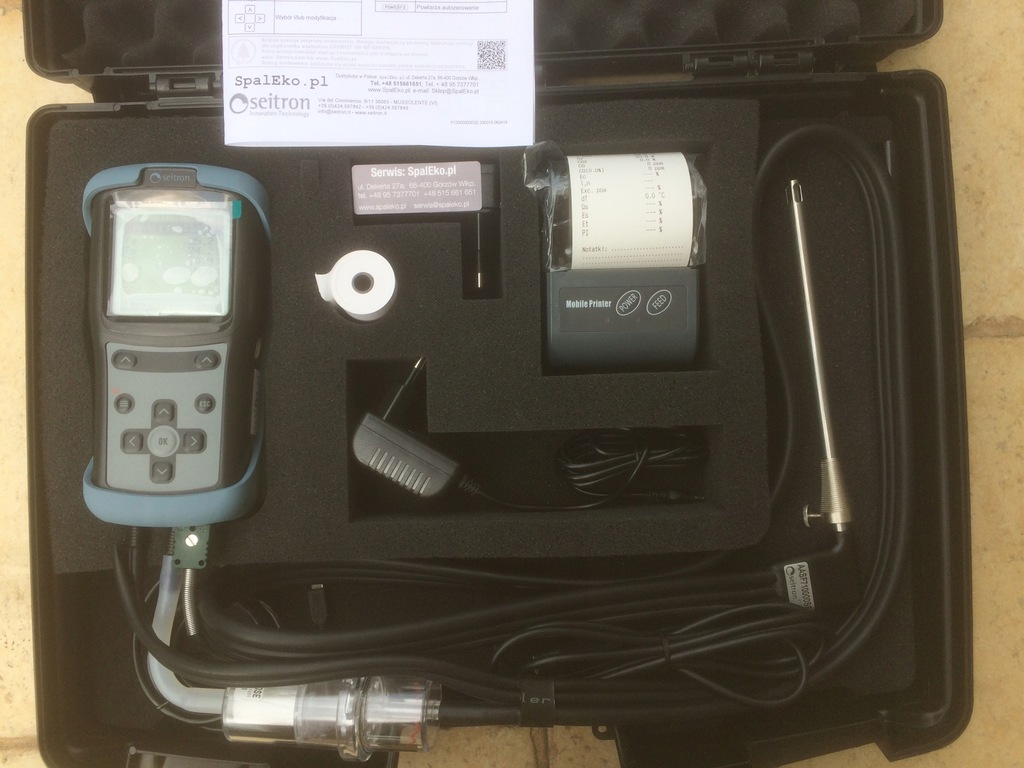 Analizator spalin SpalEko Seitron CHEMIST 101S - 7531878984 - oficjalne ...