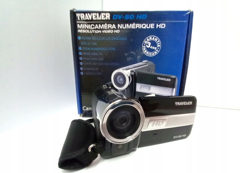KAMERA CYFROWA TRAVELER DV 50 HD - 11322442582 - oficjalne archiwum Allegro