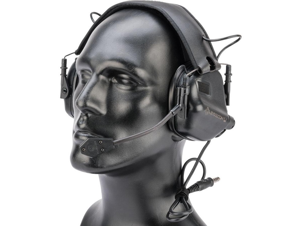SŁUCHAWKI STRZELECKIE AKTYWNE TACTICAL HEADSET M32 - 12335189567 - oficjalne archiwum Allegro