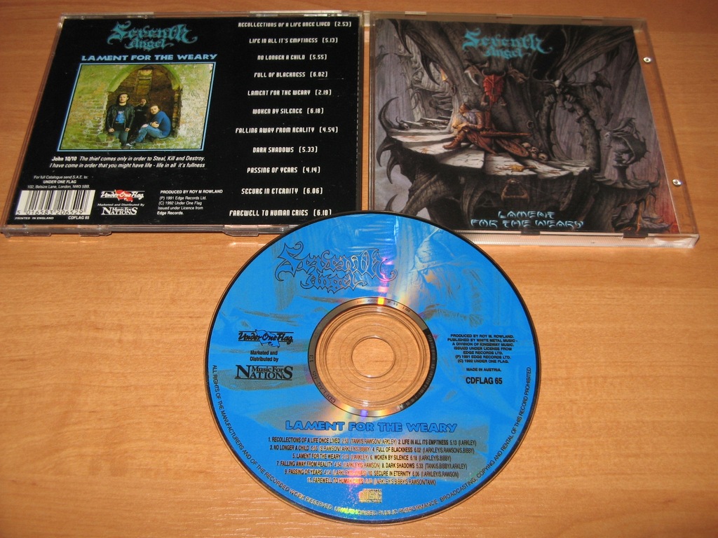 SEVENTH ANGEL - Lament For The Weary - I wyd - 13570192949 - oficjalne ...
