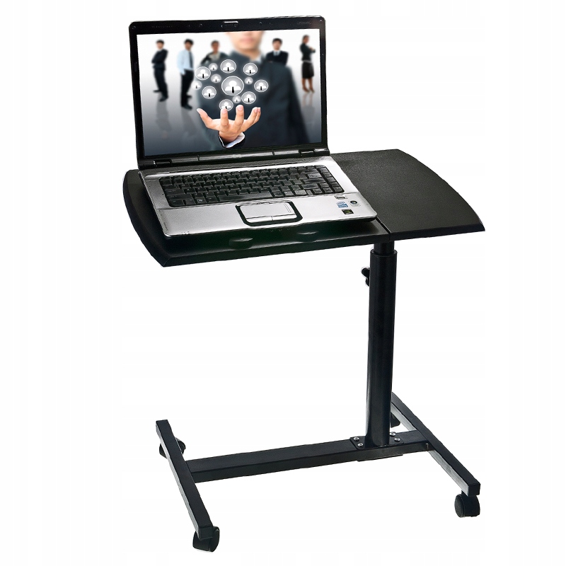 BIURKO SKŁADANE STOLIK POD LAPTOPA PC NA KÓŁKACH - 7671136344 ...