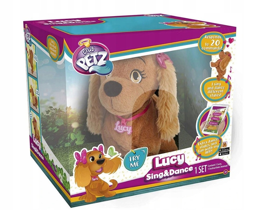 095854 INTERAKTYWNY PIESEK LUCY TM TOYS - 12593538778 - oficjalne ...