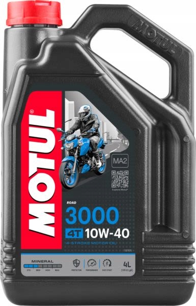 Olej silnikowy MOTUL 3000 4T 10W40 4L 107693 - 15309633359 - oficjalne archiwum Allegro