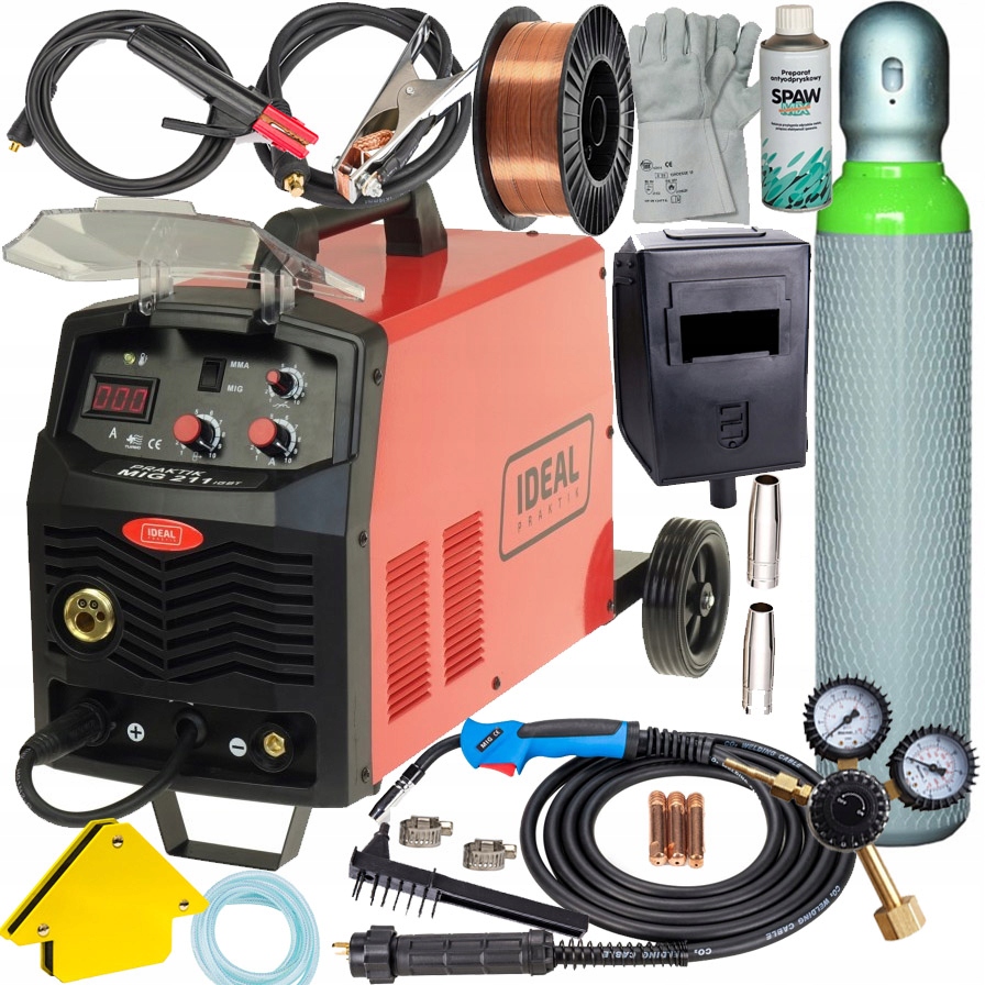 Spawarka MIGOMAT INWERTOROWY IDEAL MIG 200A 3w1 - 10243399786 - oficjalne archiwum Allegro