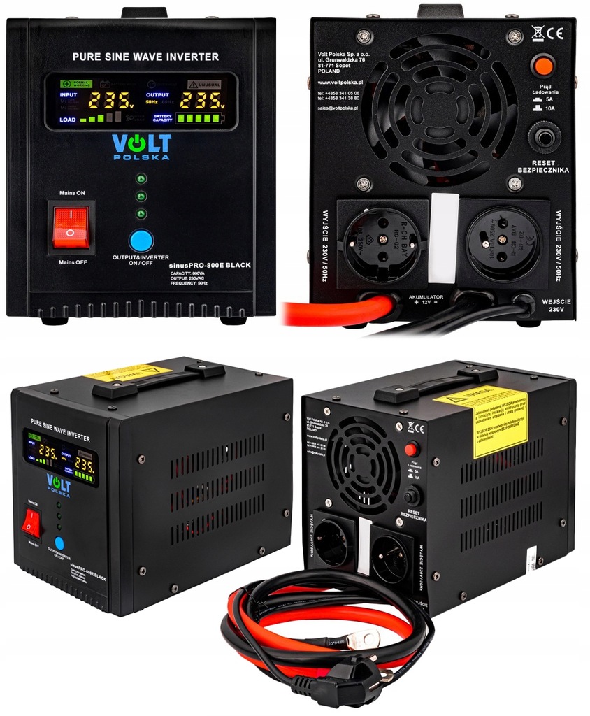 Купить UPS SINUS PRO 800W 800VA 12V аварийный источник питания: отзывы ...