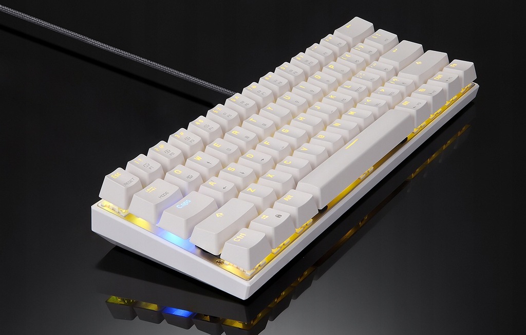 Купить Беспроводная механическая клавиатура белая BT RGB: отзывы, фото ...