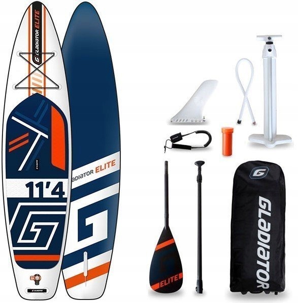 DESKA SUP POMPOWANA GLADIATOR ELITE 11'4'' TOURING - 10570154538 - oficjalne archiwum Allegro