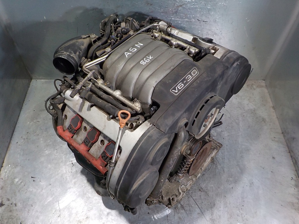 AUDI A4 B6 A6 C5 A8 D3 SILNIK KOMPLETNY 3.0 V6 220 KM ASN PRZEBIEG 86 TYS!! - 17185764839 ...