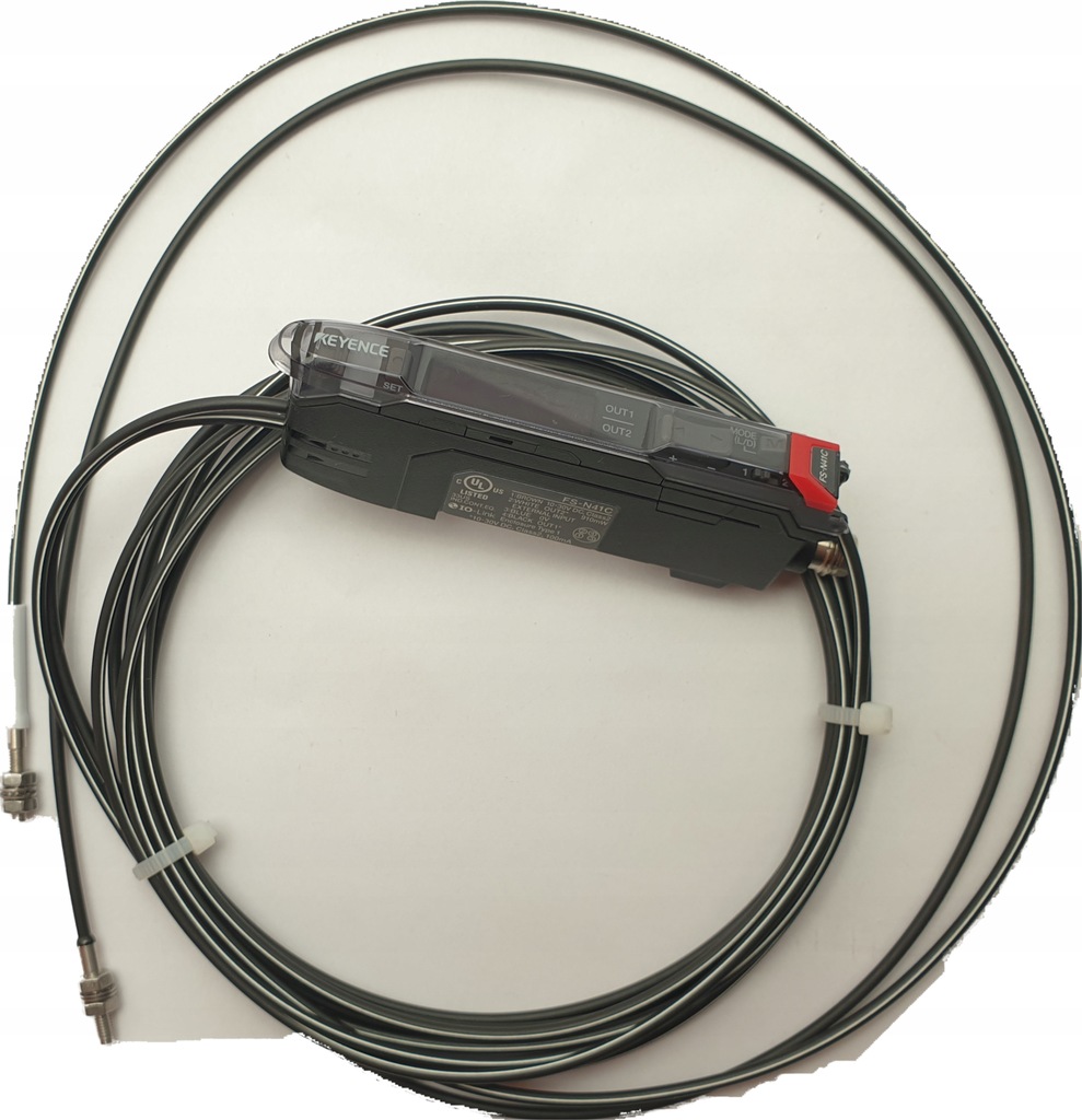 wzmacniacz światłowodowy KEYENCE FS-N41C PNP NPN - 12874215767 - oficjalne archiwum Allegro