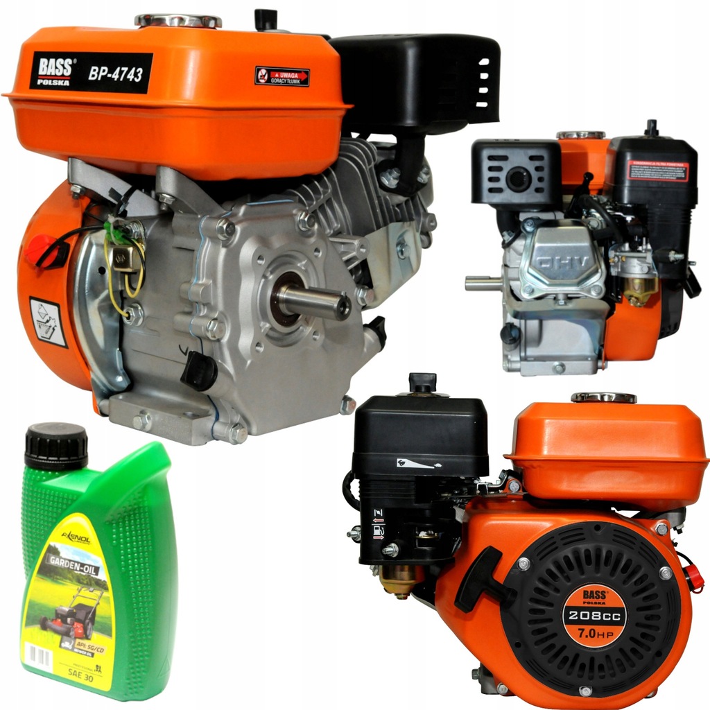 SILNIK SPALINOWY GX160 7KM OHV WAŁEK 20mm + OLEJ - 12878799838 - oficjalne archiwum Allegro