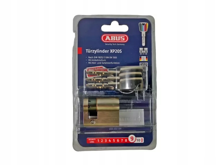 ABUS XP20S WKŁADKA BĘBENKOWA DO ZAMKA 30/40 - 12926525597 - oficjalne archiwum Allegro