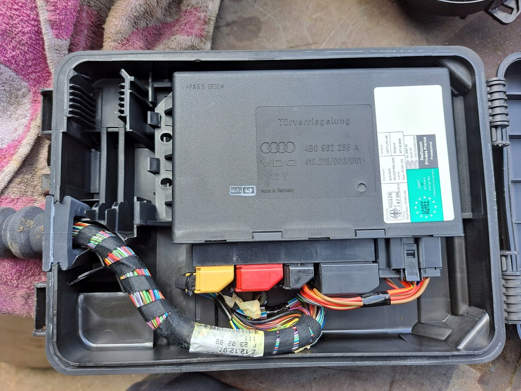 Komputer Sterownik Audi A6 C5 4B0962258A - 12567879991 - oficjalne archiwum Allegro