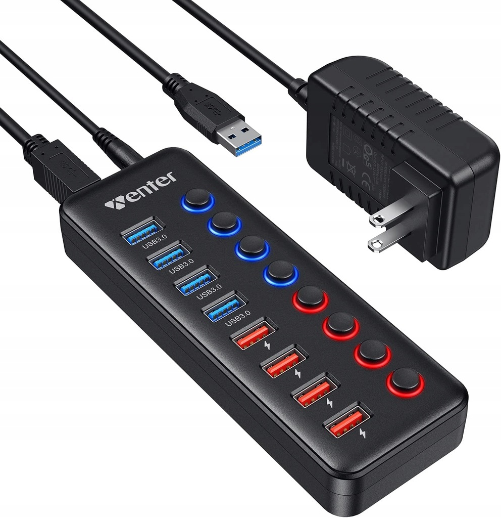 WENTER HUB USB 8 PORTÓW 3.0 Zasilanie 36W - 12894413592 - oficjalne ... WENTER HUB USB 8 PORTÓW 3.0 Zasilanie 36W - 12894413592 - oficjalne ...