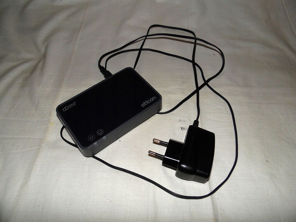 Oticon Connectline BS-F200 TV Adapter 2.0 dźwięk do aparatów słuchowych ...