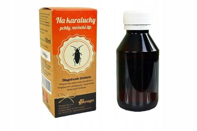 Preparat na karaluchy pchły mrówki 100ml Monagro - 11995542645 ...