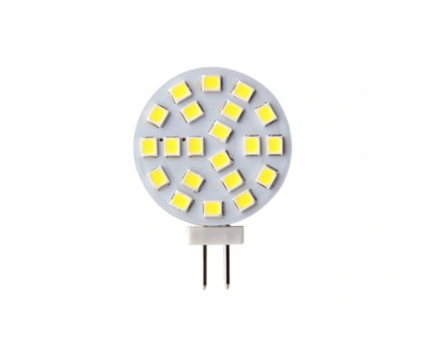 Żarówka LED G4 12V DC SMD 5W 450LM CIEPŁA talerzyk - 11394909543 - oficjalne archiwum Allegro