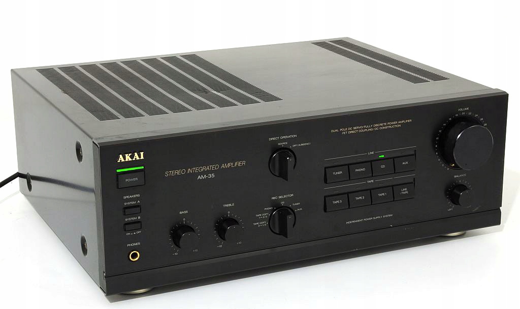 AKAI AM-35 ZNAKOMITY WZMACNIACZ STEREO ! - 12594066041 - oficjalne ...