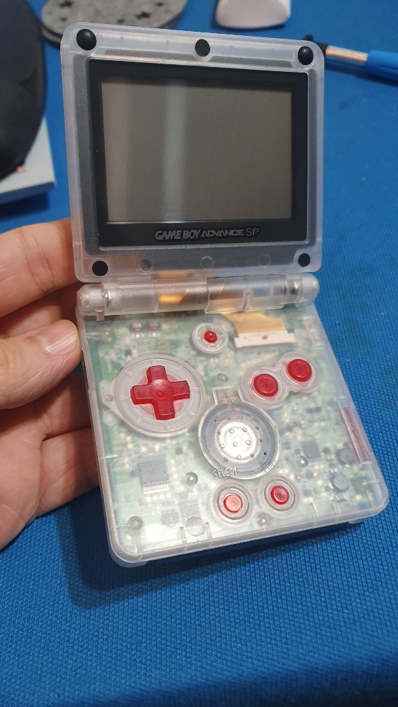 Nintendo Game Boy Advance SP CLEAR CASE GBA - 15351064018 - oficjalne ...