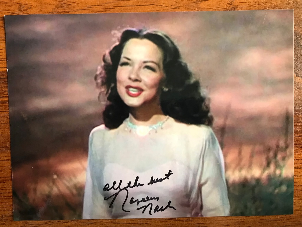 Noreen Nash Aktorka. Zdjęcie z autografem 21x15 cm - 10553041406 ...