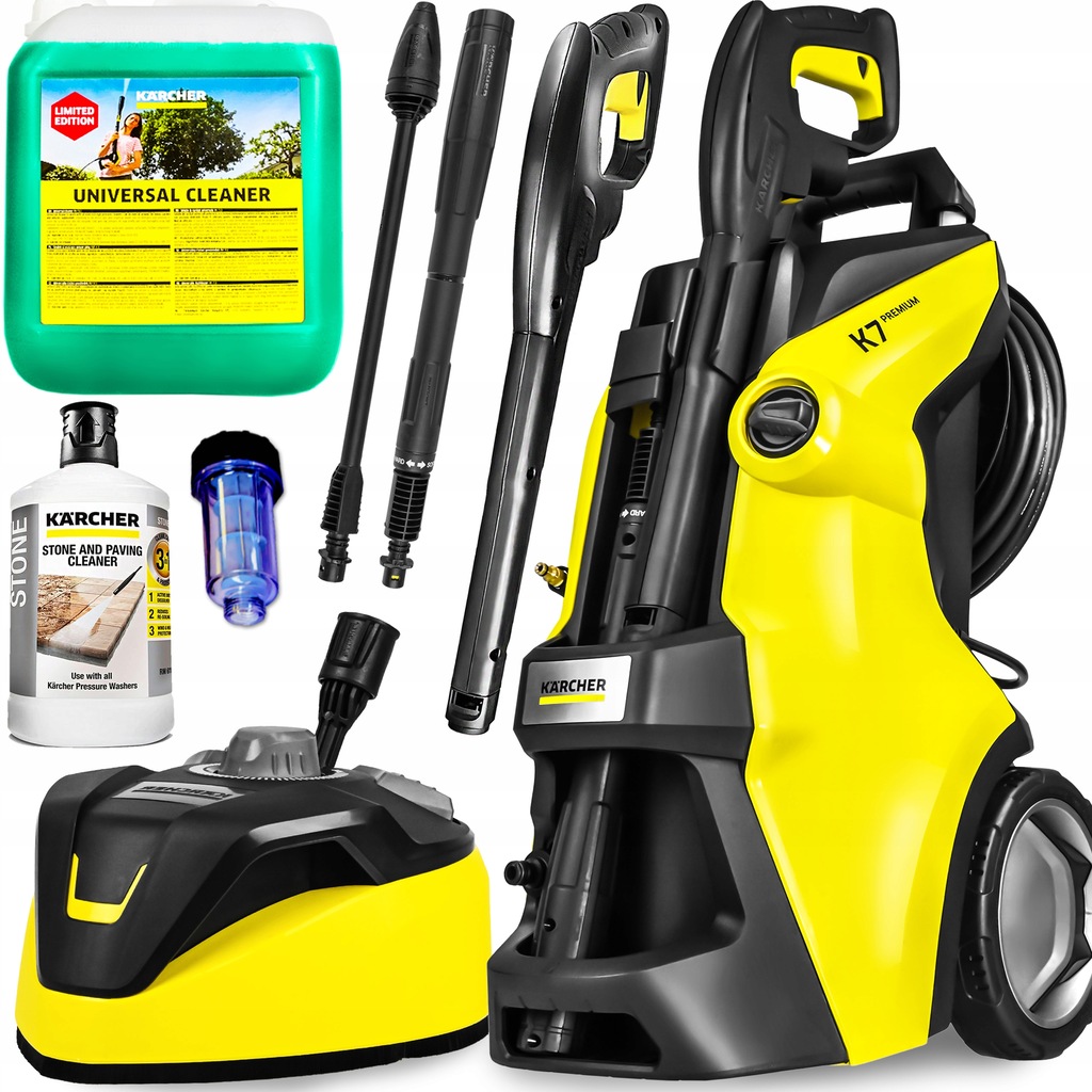 POTĘŻNA MYJKA CIŚNIENIOWA KARCHER K7 3500W T-RACER NOWY MODEL ZWIJACZ ...