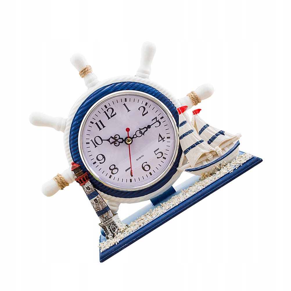 NAUTICAL DESK CLOCK OCEAN STYLE ORNAMENTS - 13639665738 - oficjalne ...