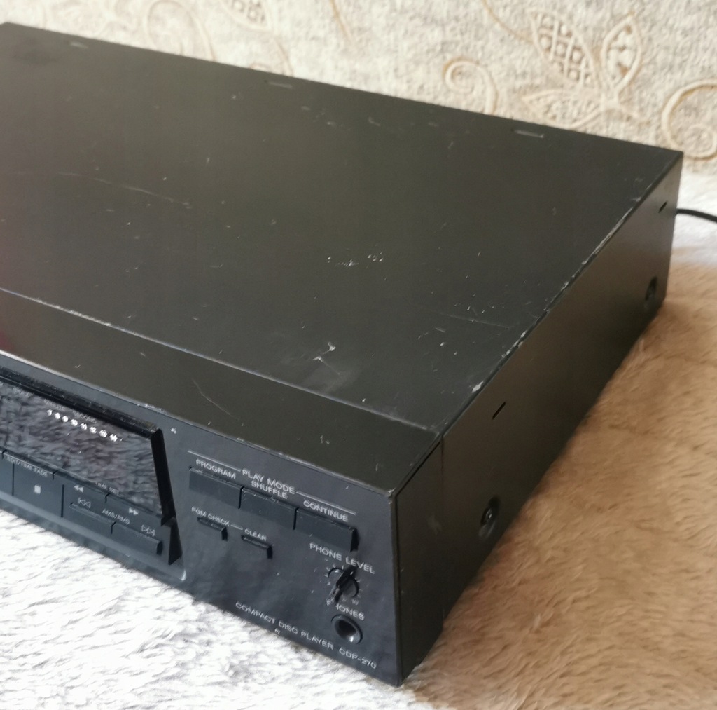 Odtwarzacz CD Sony CDP-270 #Sprawny# - 12493335498 - oficjalne archiwum Allegro