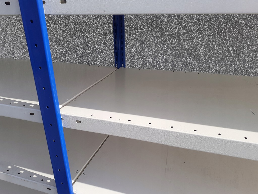 REGAŁ PÓŁKOWY METALOWY META CLIP H=200cm PÓŁKA - 12810911688 ...