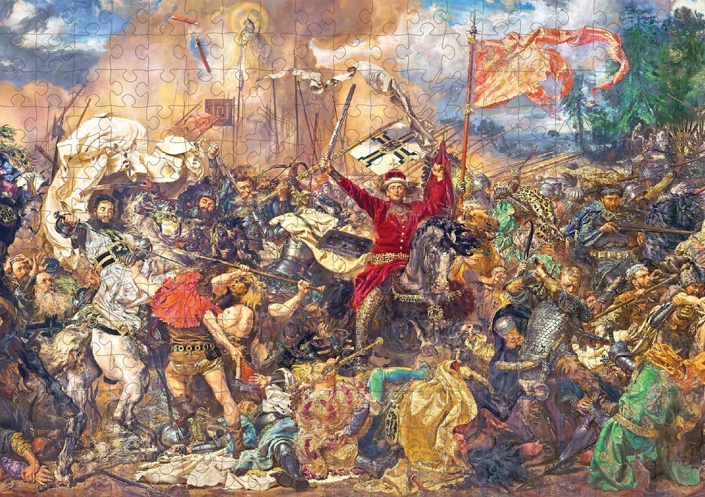 Bitwa pod Grunwaldem - Jan Matejko puzzle A3 - 11949895368 - oficjalne ...