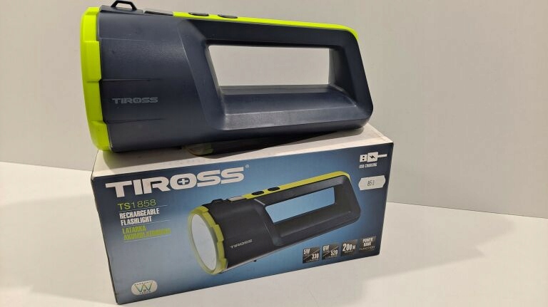 LATARKA AKUMULATOROWA LED TIROSS TS1858 JAK NOWA - 12324925268 ...