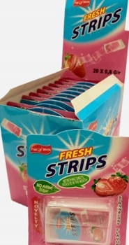 guma listki na jezyk Fresh Strips- truskawka 1szt - 9213369697 ...