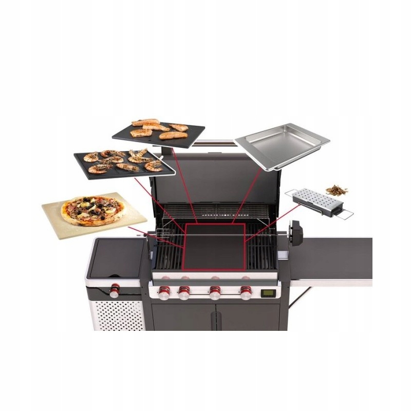 GRILL GAZOWY Z ROŻNEM BARBECOOK QUISSON 4000 !!! - 8953110725 ...