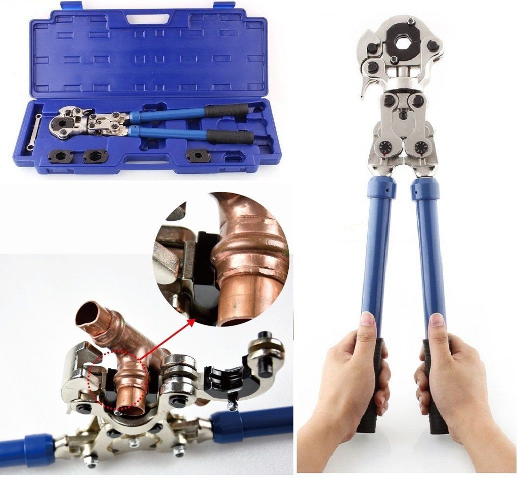 zaciskarka prasa do rur miedzianych v15 18 22 28 - 7619324840 ...