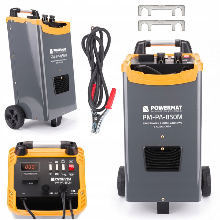 Prostownik AKUMULATOROWY Z Rozruchem 850A 12/24V - 14518612208 - oficjalne archiwum Allegro