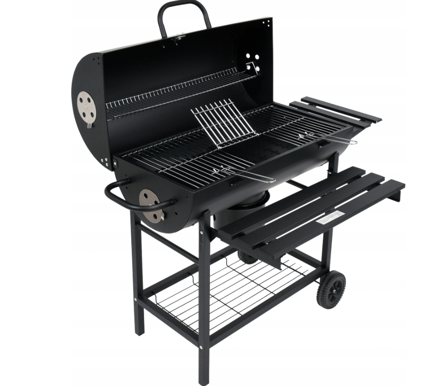 GRILL GRIL WĘGLOWY POKRYWA POPIELNIK OGRODOWY DUŻY - 12068723699 ...