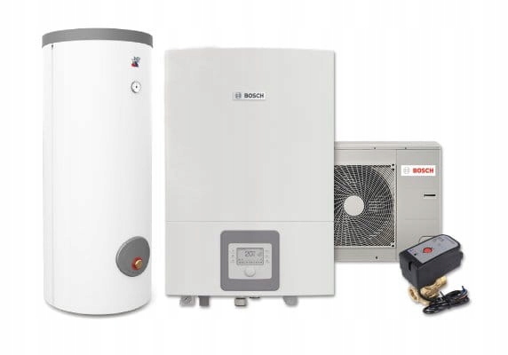 Bosch Pompa ciepła Compress 3000 AWS 8E 9,2 kW Wymiennik Tower Grand 250L - 15299356702 ...
