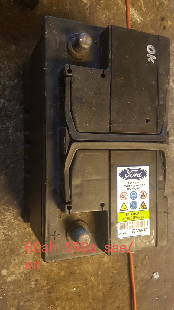 akumulator 12v 60ah 590a sae/en - 8557930100 - oficjalne archiwum Allegro