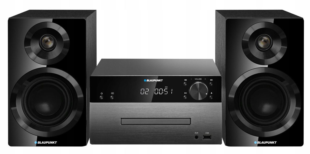 Mini Wieża Blaupunkt MS50BT Bluetooth CD USB 360W - 10079952375 - oficjalne archiwum Allegro