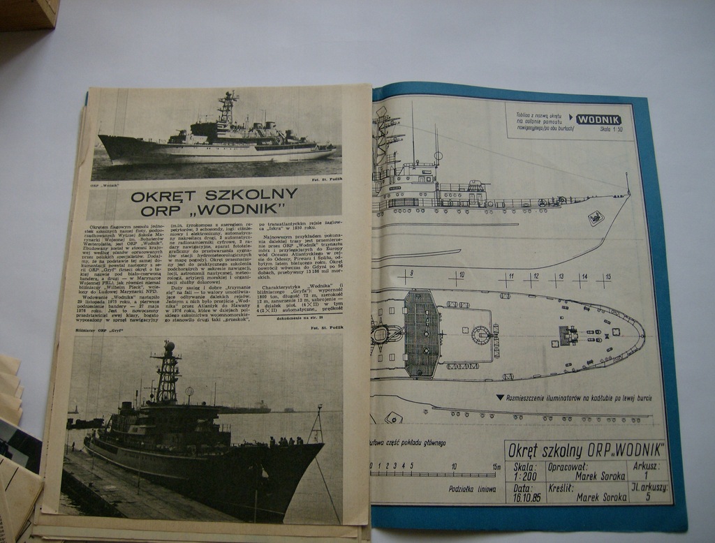 Okręt Szkolny ORP,, WODNIK". - 10008376660 - oficjalne archiwum Allegro