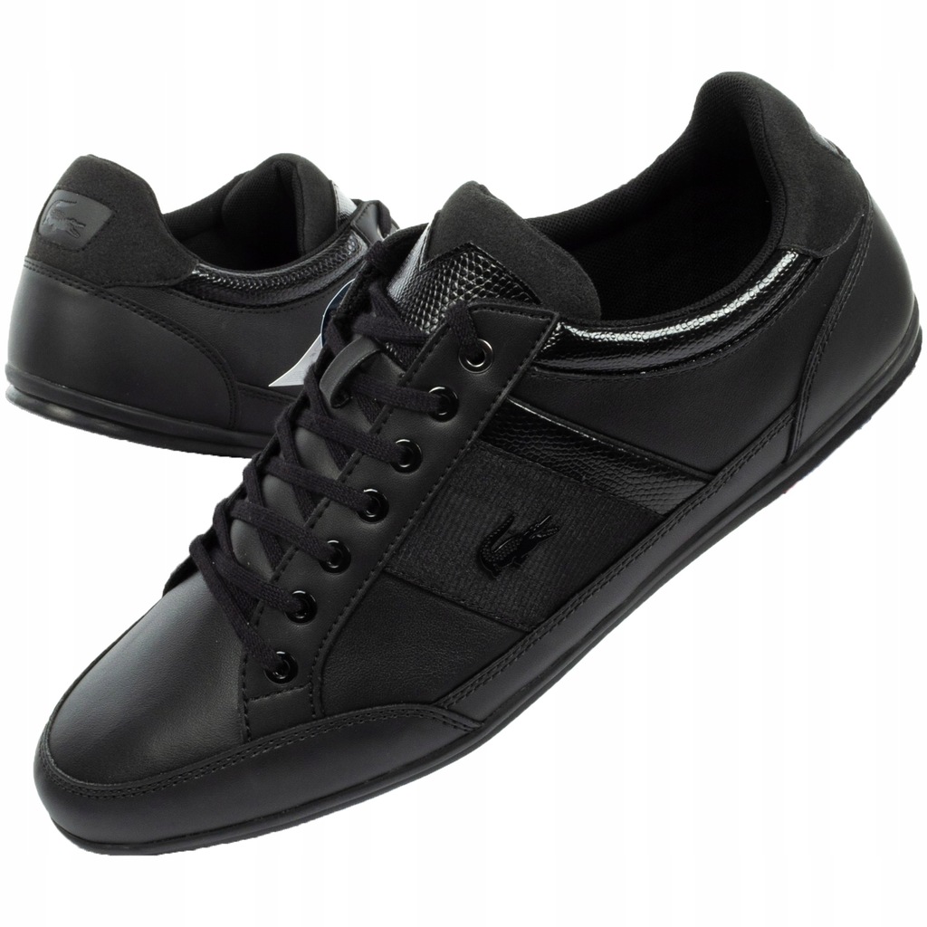 Buty Męskie Czarne Lacoste Chaymon [00702H] r.44,5 - 8000095913 ...